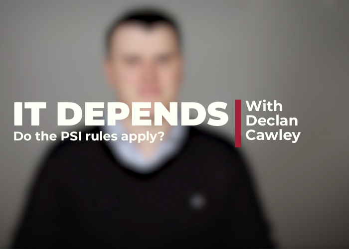 It Depends Do The PSI Rules Apply Cooper Grace Ward
