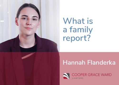What is a family report? - Cooper Grace Ward