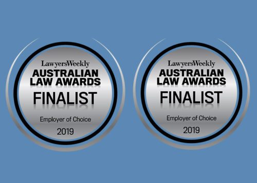 Cooper Grace Ward Announced As Finalist In The 2019 Australian Law