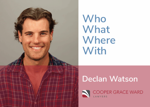 Who, What, Where with Declan Watson - Cooper Grace Ward